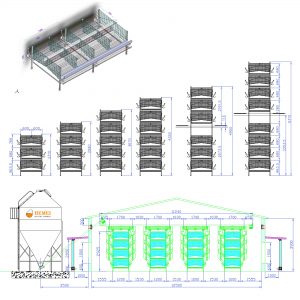 "H" Type Layer Cage System